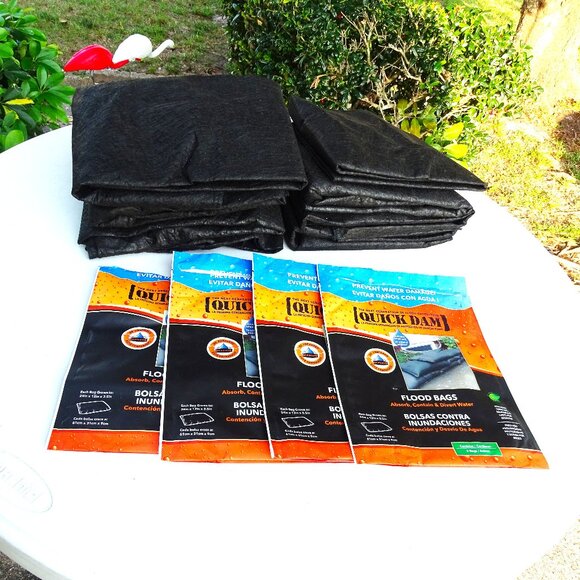 Other | Quick Dam Flood Barriers Water Flood Dam Bags 8 Pack | Poshmark